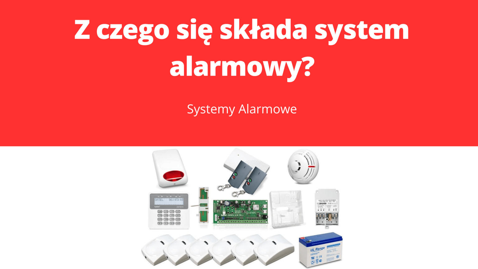 Z czego się składa system alarmowy? - IDG
